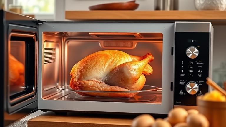 how to cook a turkey in a microwave? - Test Food Kitchen
