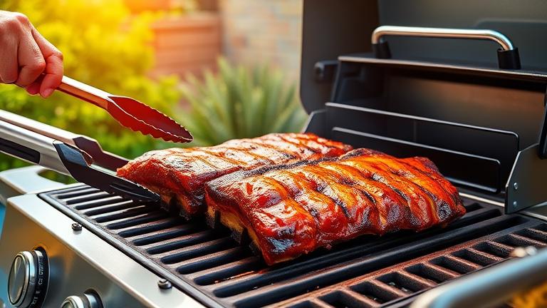Spareribs Grillen Gas