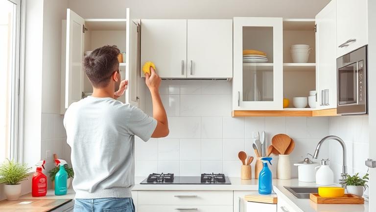 how to clean kitchen cupboards? - Test Food Kitchen