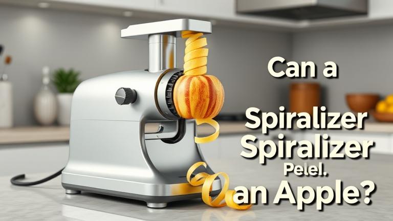 can a spiralizer peel an apple? - Test Food Kitchen