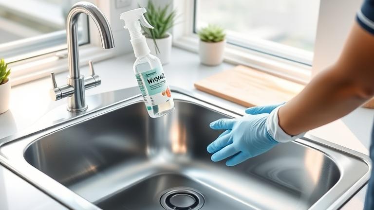 how to disinfect stainless steel kitchen sink? - Test Food Kitchen