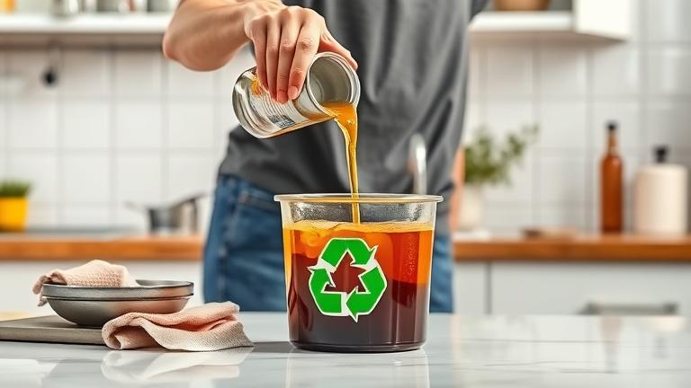 how to dispose of kitchen oil? - Test Food Kitchen