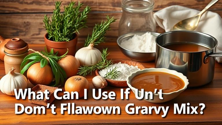what can i use if i dont have brown gravy mix? - Test Food Kitchen
