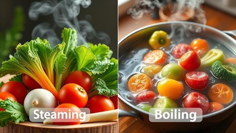 which is better steaming or boiling vegetables? - Test Food Kitchen