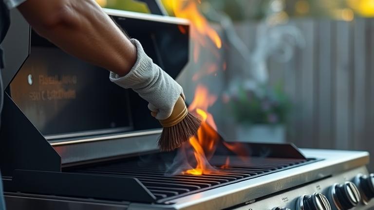 how do you clean a grease fire on a gas grill? - Test Food Kitchen