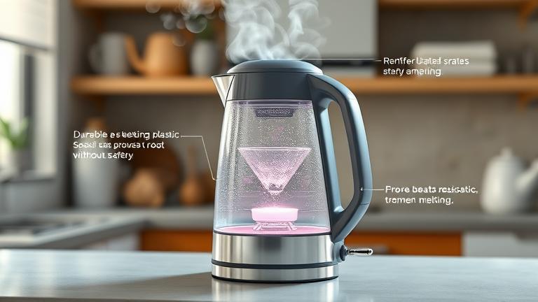 why does a plastic kettle not melt when we boil water in it? - Test ...