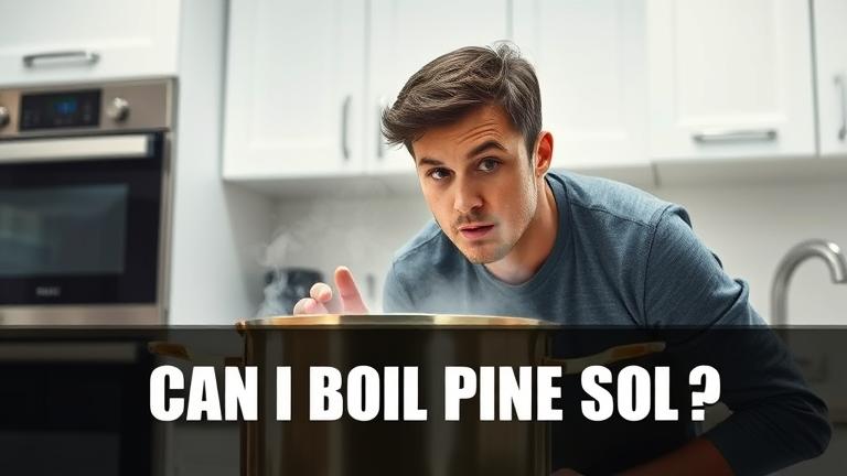 can i boil pine sol? - Test Food Kitchen
