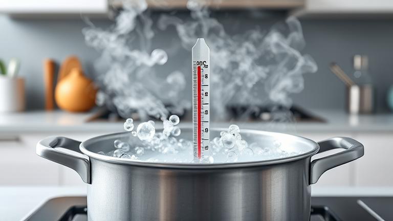 what is the temperature of the water when it boils? - Test Food Kitchen