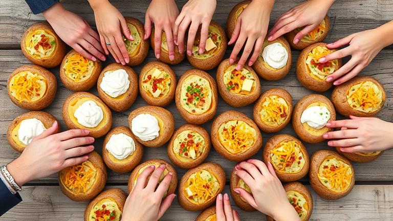 how do you make a large group baked potato? - Test Food Kitchen