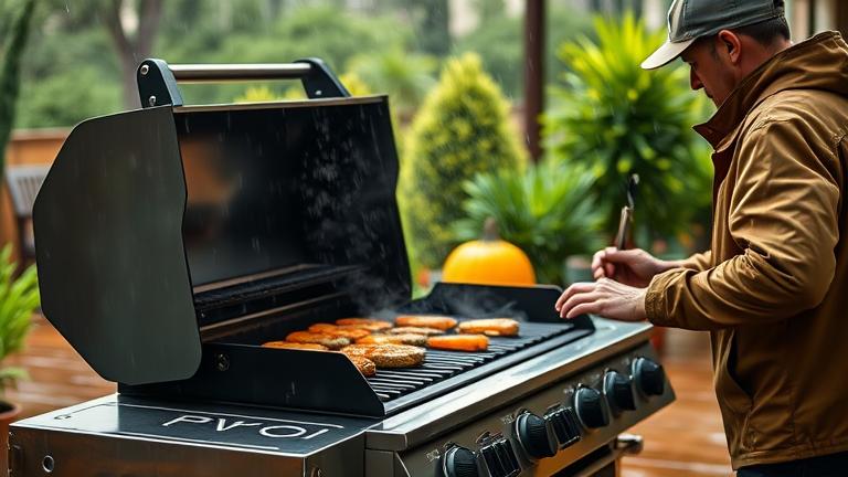 can you use a gas grill in the rain? - Test Food Kitchen