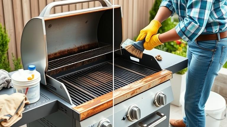 how do you clean a dirty gas grill? - Test Food Kitchen