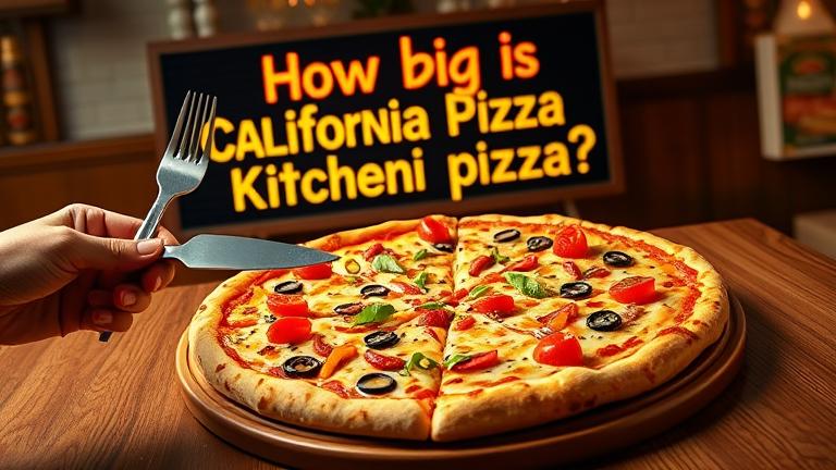 how big is california pizza kitchen pizza? - Test Food Kitchen