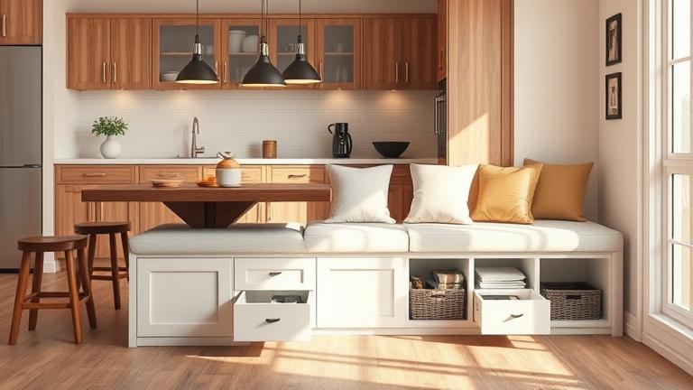 how to build a bench seat with storage for kitchen? - Test Food Kitchen