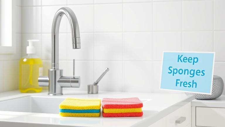 how to keep kitchen sponges from smelling? - Test Food Kitchen