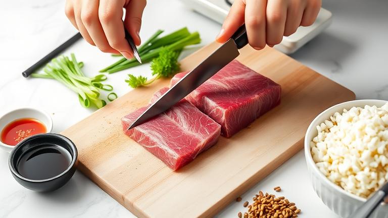 how to cook raw tuna? - Test Food Kitchen