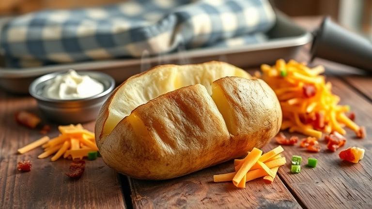 how to oven bake a potato? - Test Food Kitchen
