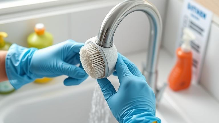 how to clean kitchen faucet spray head? - Test Food Kitchen